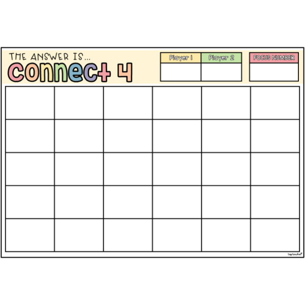 Connect 4: Number & Place Value – Top Teacher Connect 4: Number & Place Value – Top Teacher
