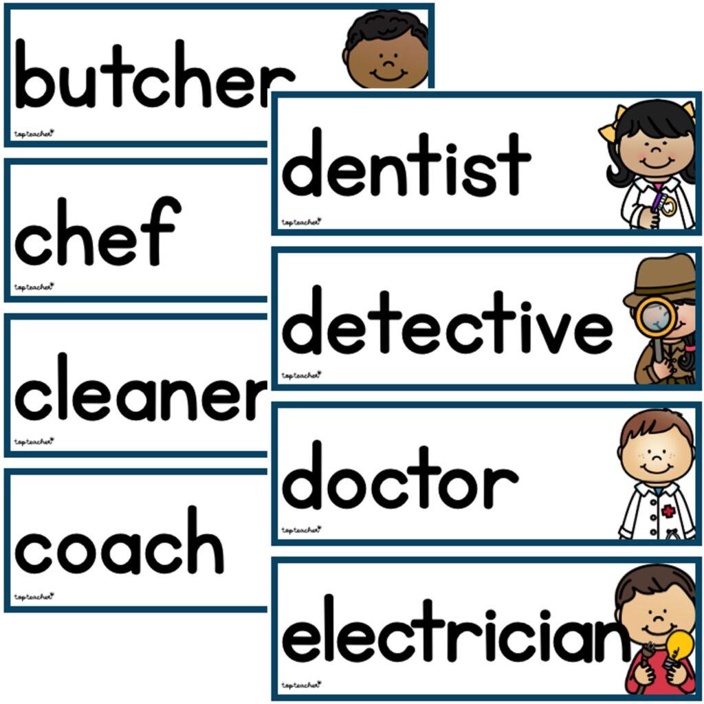 Community Helpers Word Cards Top Teacher community-helpers-word-cards-top-teacher