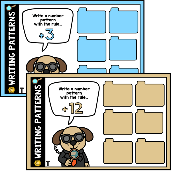 Additive Patterns Task Cards Writing Patterns Top Teacher